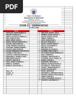 Grade-10-CLASS LIST-2025-2026 | PDF