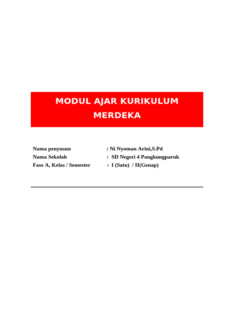 Modul Ajar PPKN Unit IV | PDF