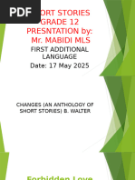 Short Stories Grade 12 | PDF