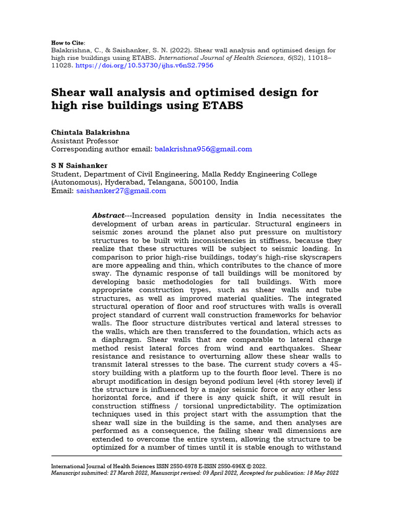 Shear Wall Design for High-Rise Buildings | PDF | Mathematical ...