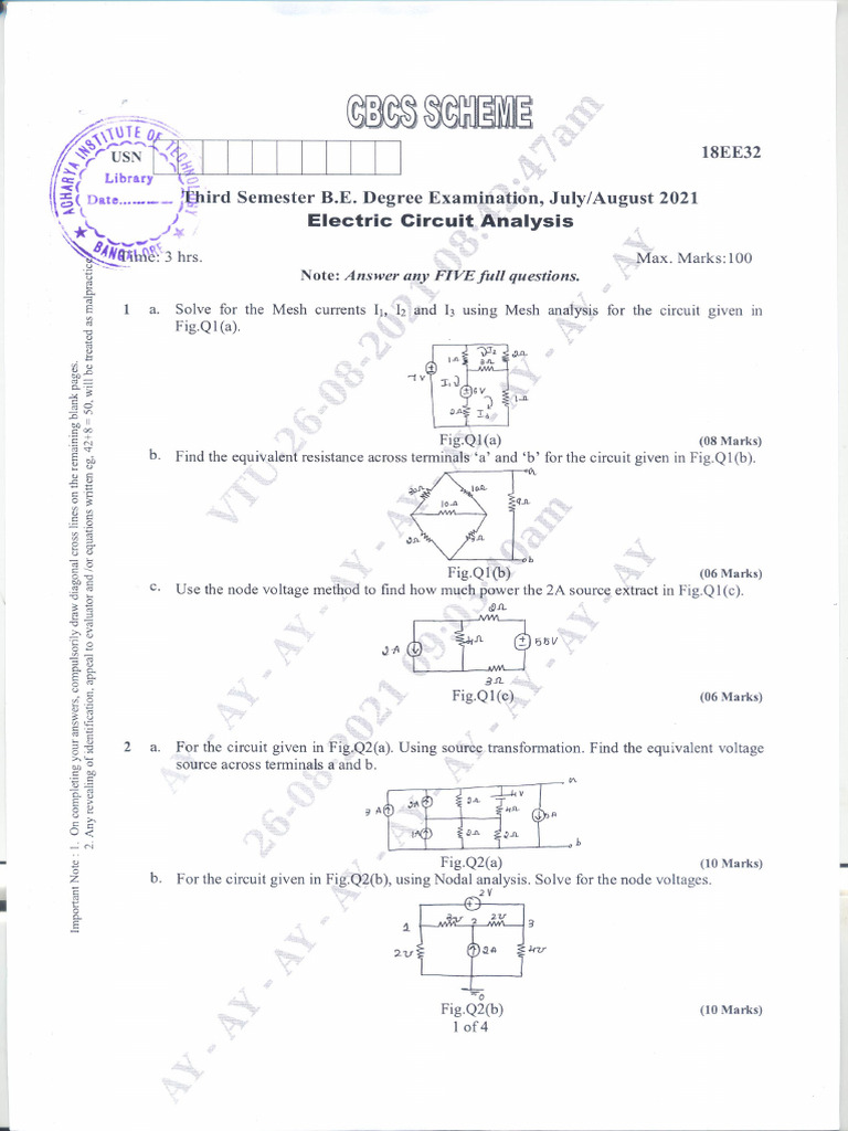 ECA Question Papers | PDF