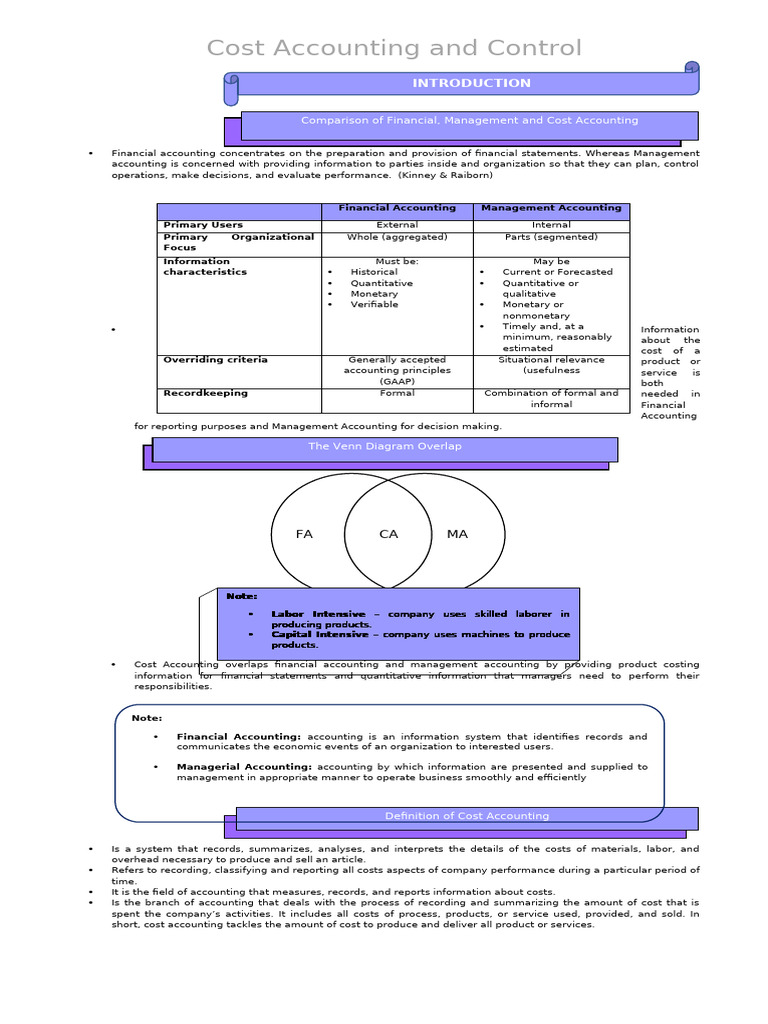 Cost Accounting | PDF | Cost | Accounting