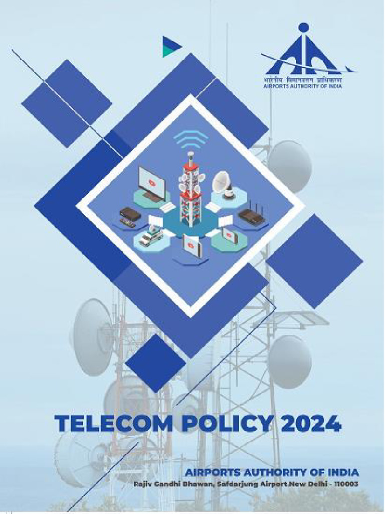 AAI Telecom Policy 2024 Guidelines | PDF | Mobile Phones | Internet Access