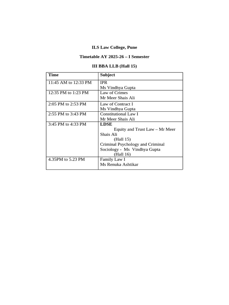 Iii Bba LLB | PDF