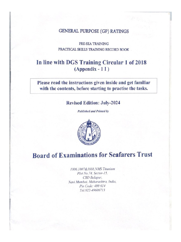 General Purpose (GP) Ratings - 250729 - 075642 | PDF