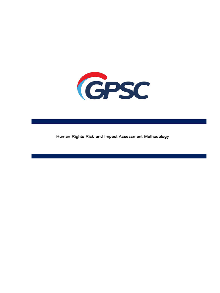 Human Rights Risk Assessment Methodology | PDF | Human Rights | Risk