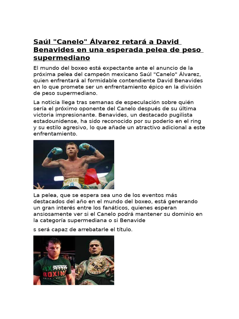 Canelo Periodico | PDF
