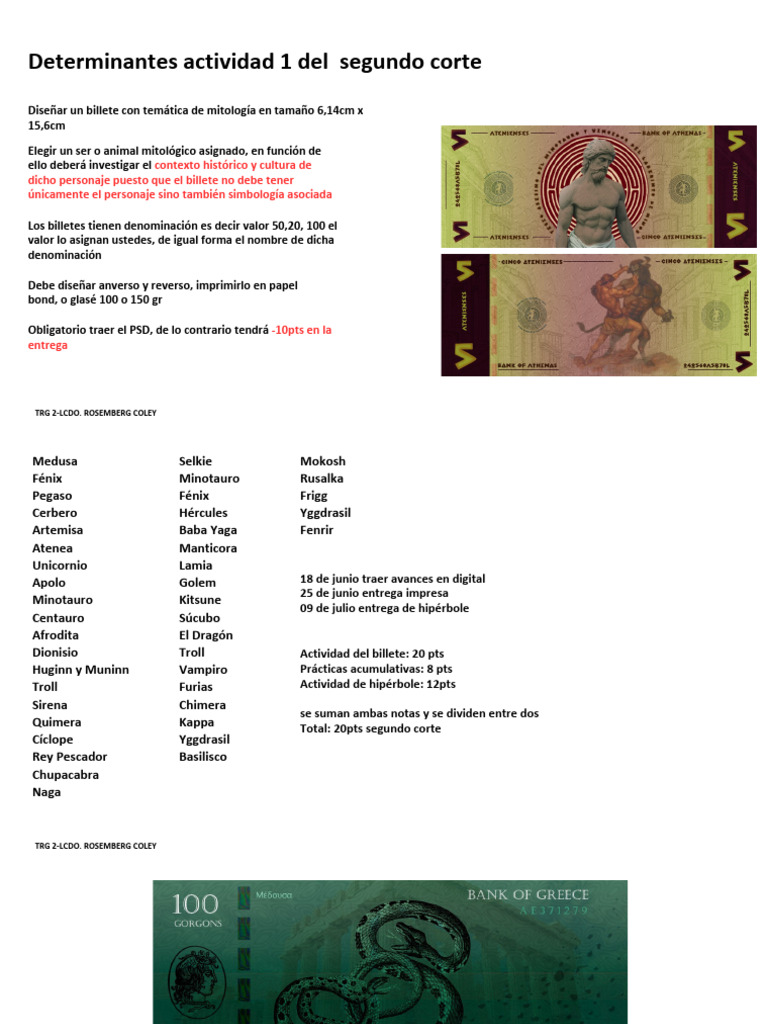 Billete PDF | PDF