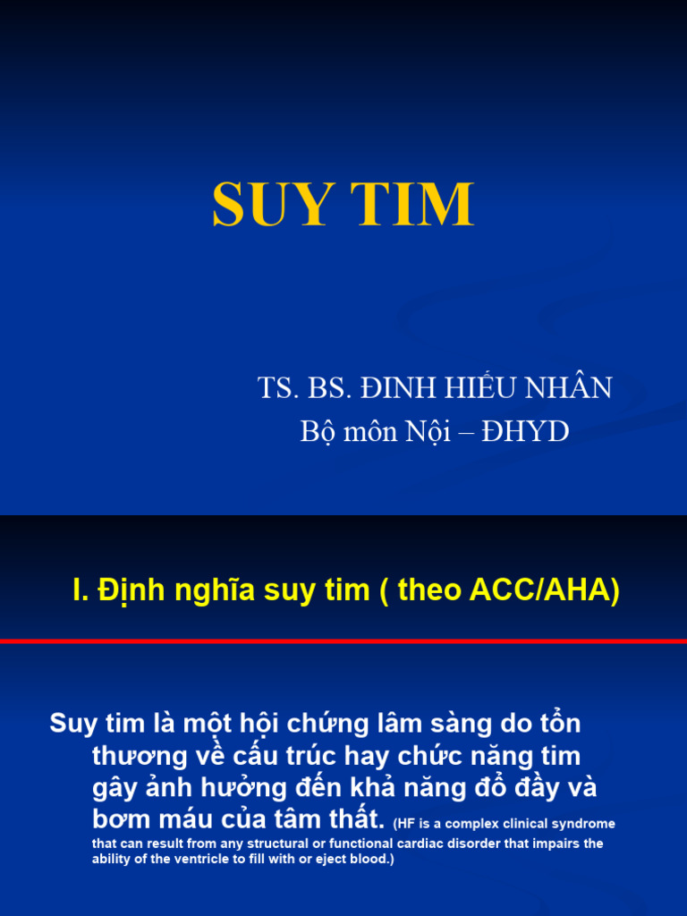 Suy Tim 2021 Y3 | PDF