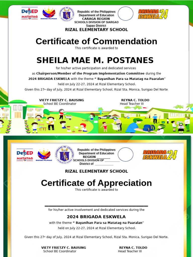 Be - Certificates | PDF