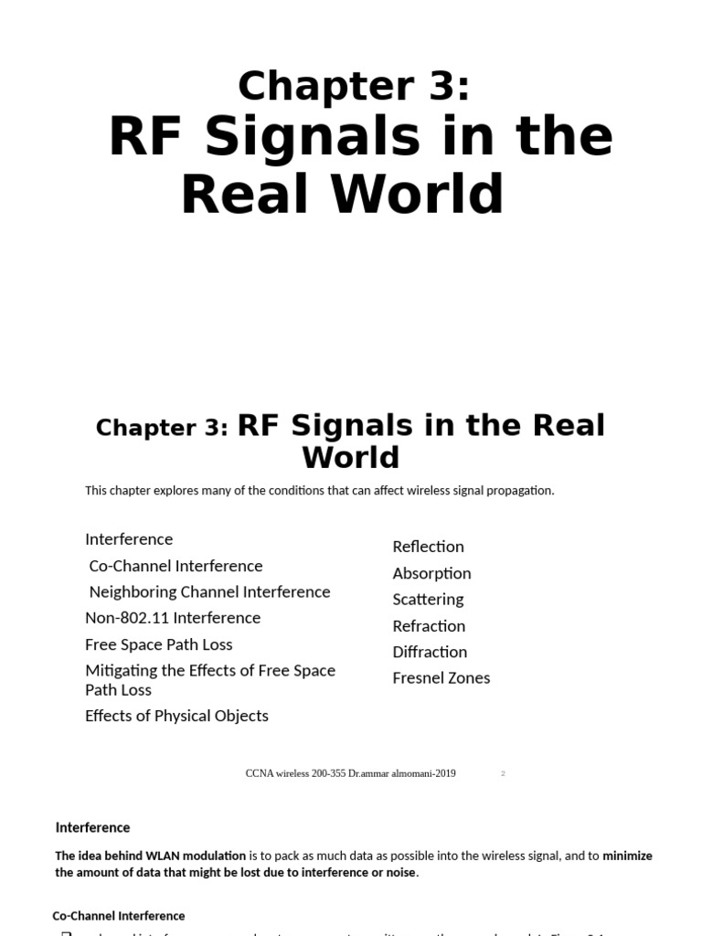 RF Signal Interference and Propagation | PDF | Radio Wave | Transmitter