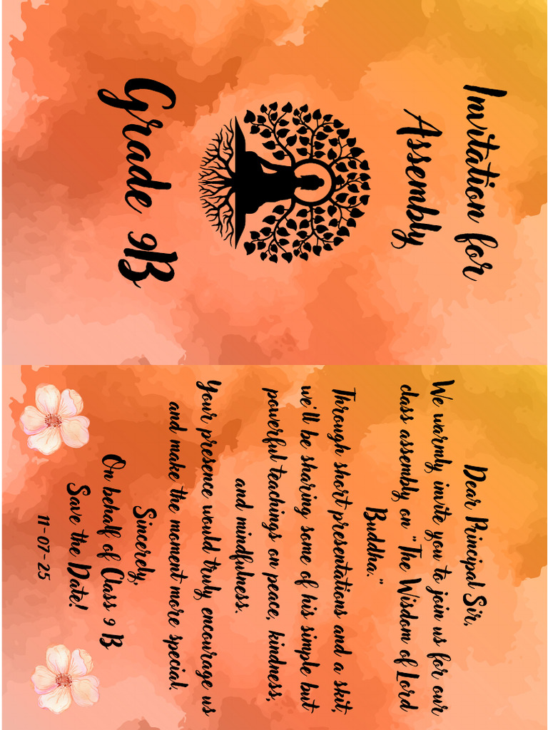 Invitation For Assembly | PDF