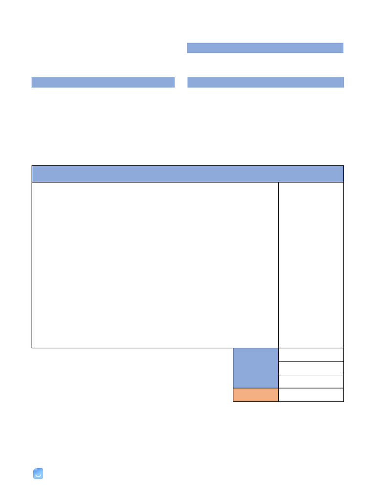 Physical Therapy Invoice Template | PDF