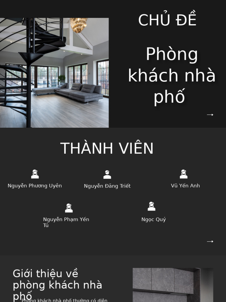 Phòng Khách Nhà Phố | PDF