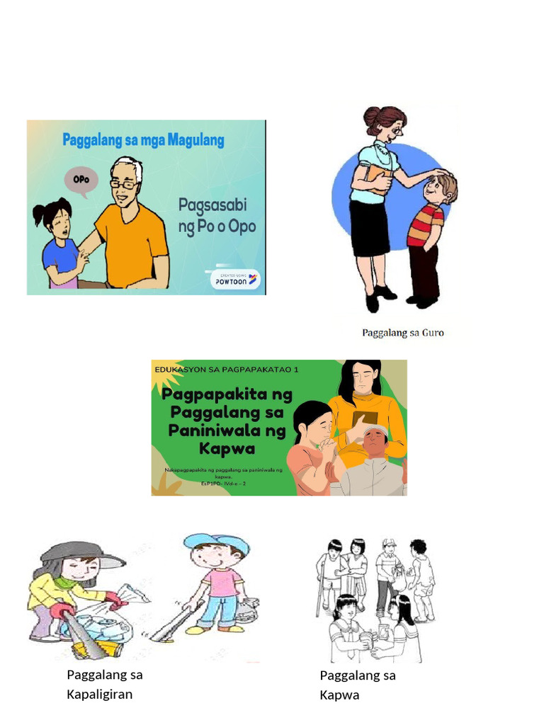 Mga Pag Galang | PDF