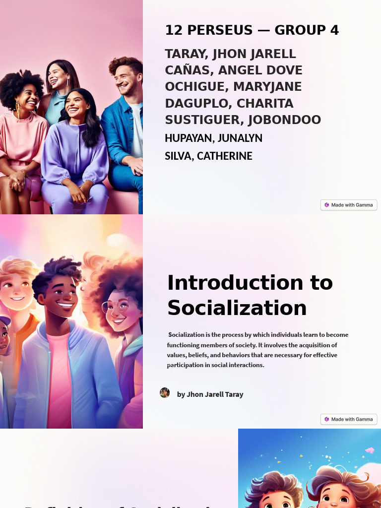Introduction To Socialization | PDF | Deviance (Sociology) | Socialization