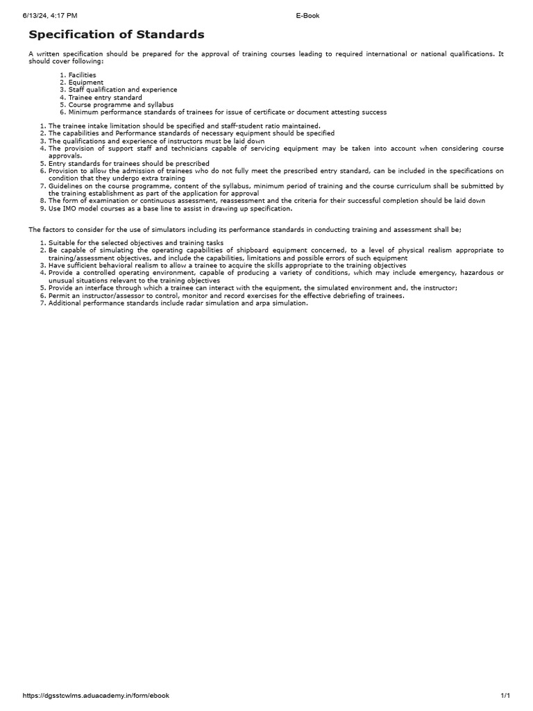 25 Specification of Standards | PDF | Simulation | Specification ...