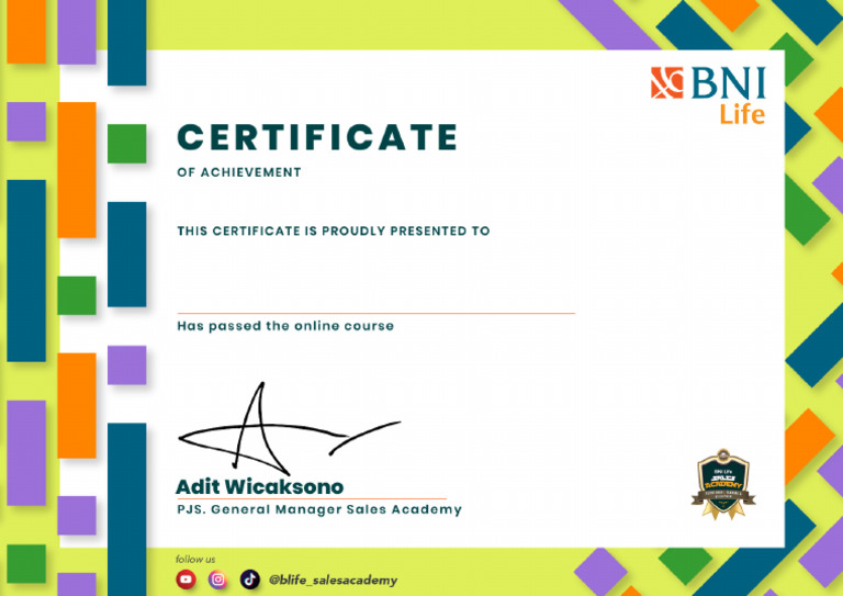 Certificate Completion - Podcast The Best BAS ASM 2024 | PDF