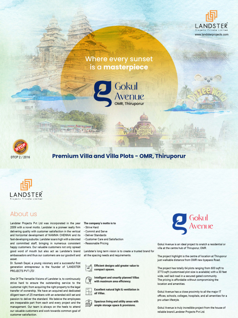 Gokul Avenue - 12 Pages Brochure - Single | PDF
