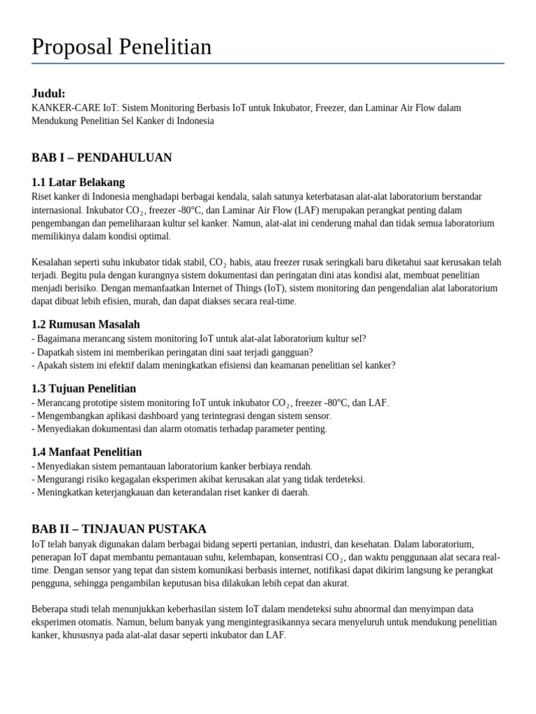 Proposal_KANKER_CARE_IoT | PDF