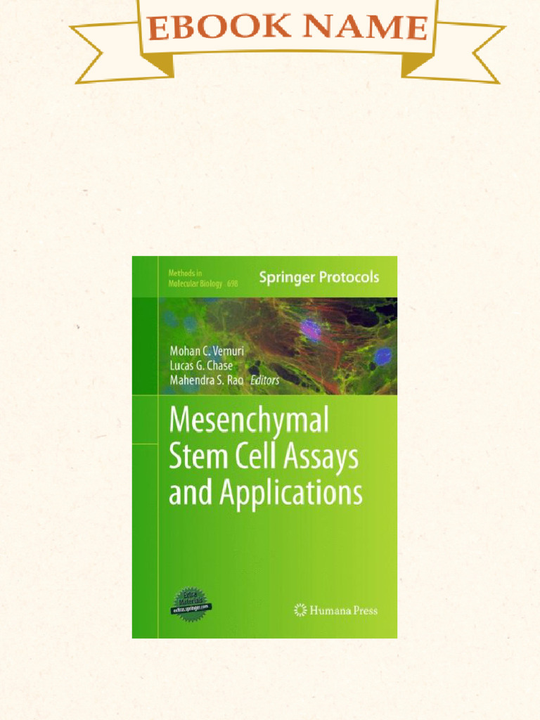 Mesenchymal Stem Cell Assays and Applications 1st Edition Mohan C. Vemuri Download | PDF ...