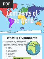 Seven Continents Song Lyrics | PDF | Continent | Earth Sciences