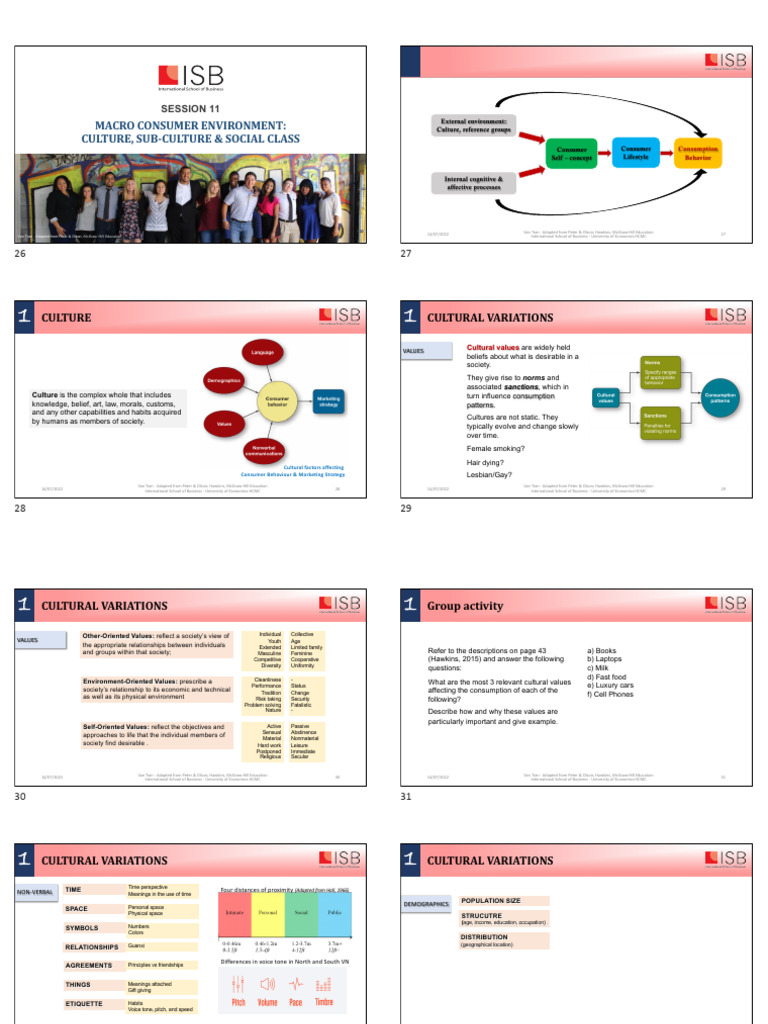 Session 11 - Consumers Macro Environment | PDF | Behavior | Value (Ethics)