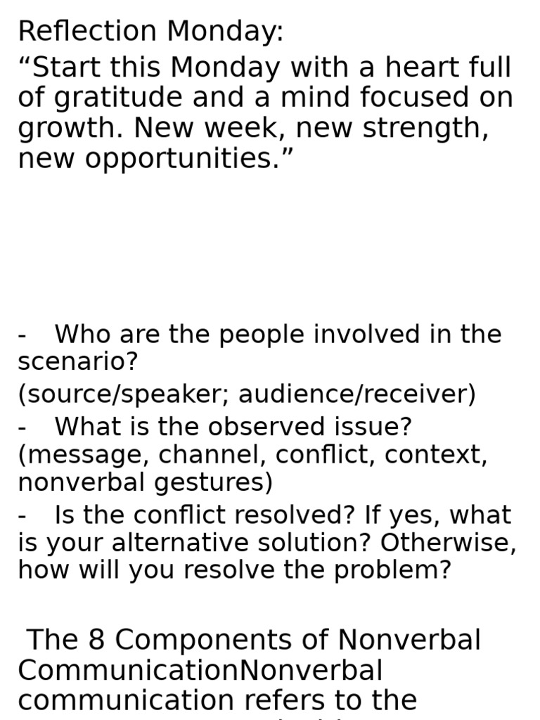 Discussion Nonverbalcues | PDF | Nonverbal Communication | Psychology