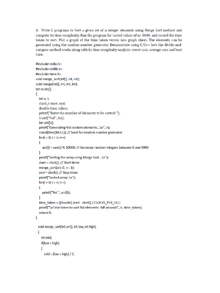 DAA Lab Program-3 | PDF