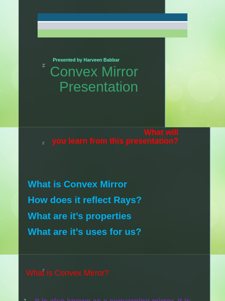 Convex Mirror - Harveen Babbar 7D | PDF