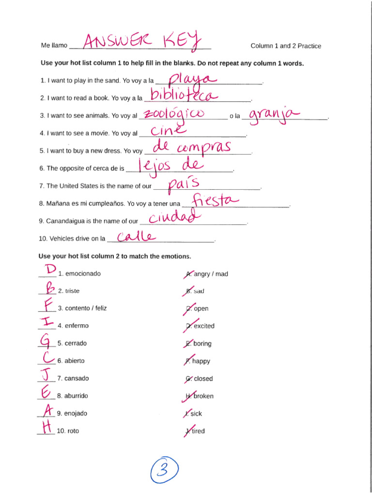 Review Packet Answer Key 2025 | PDF