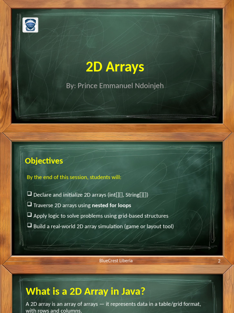 2D Arrays | PDF