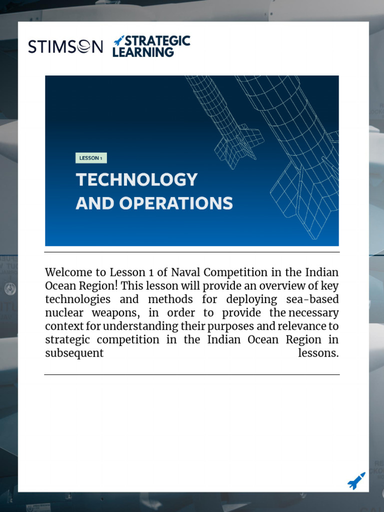Overview of Submarine Nuclear Deterrence | PDF | Submarines | Missile