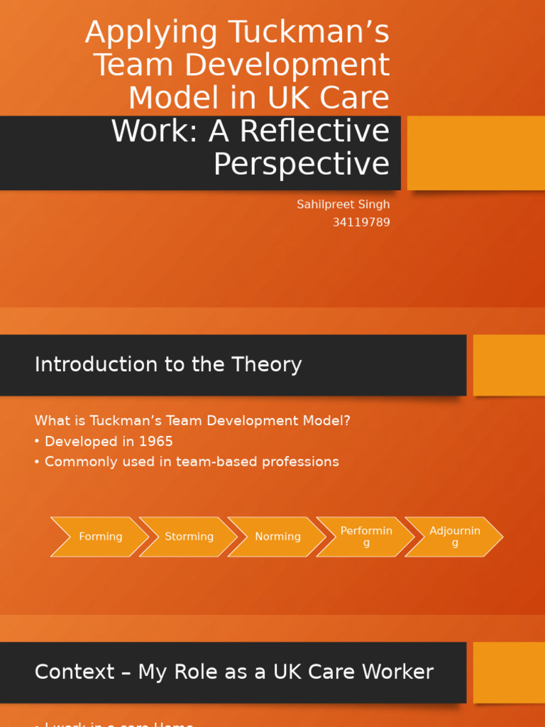 Tuckman's Model in UK Care Work | PDF