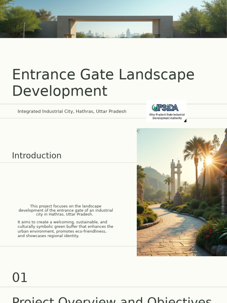 Landscape Design for Hathras Industrial Gateway | PDF | Landscape ...