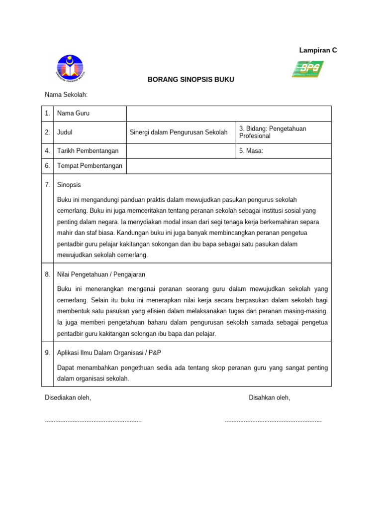 Sinopsis Buku 4 | PDF