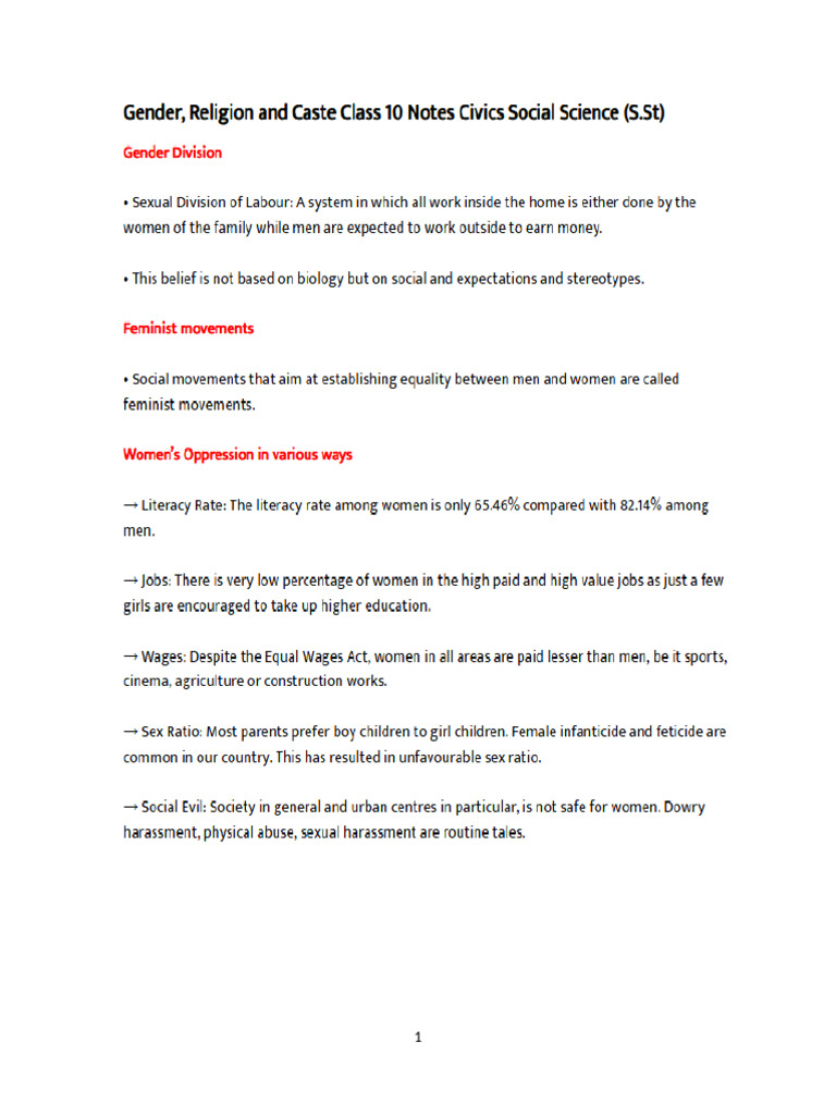 Ch-4 Civics Notes | PDF