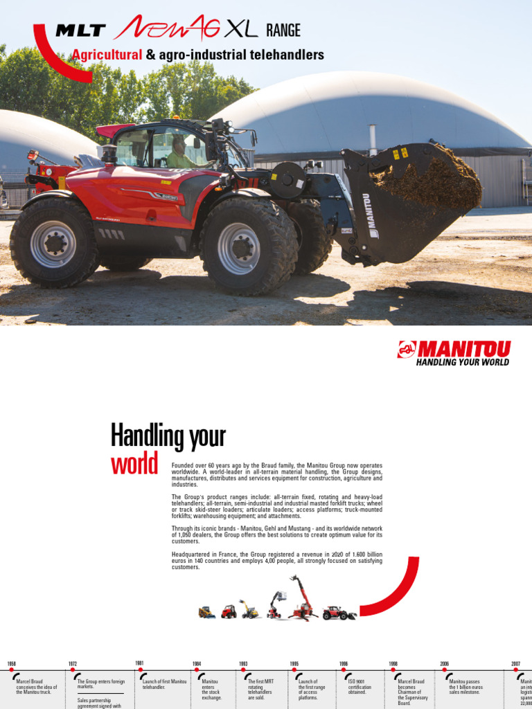 Brochure Document Agriculture-telehandler Mlt Newagxl 700724 b Manitou ...