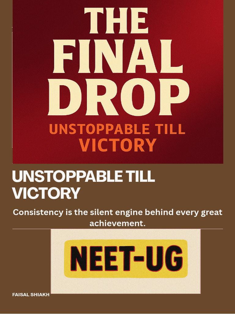Poster - Unstoppable Till Victory | PDF