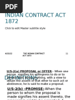 Indian Contract Act 1872 Section Wise Bare Act | PDF | Guarantee | Law Of Agency