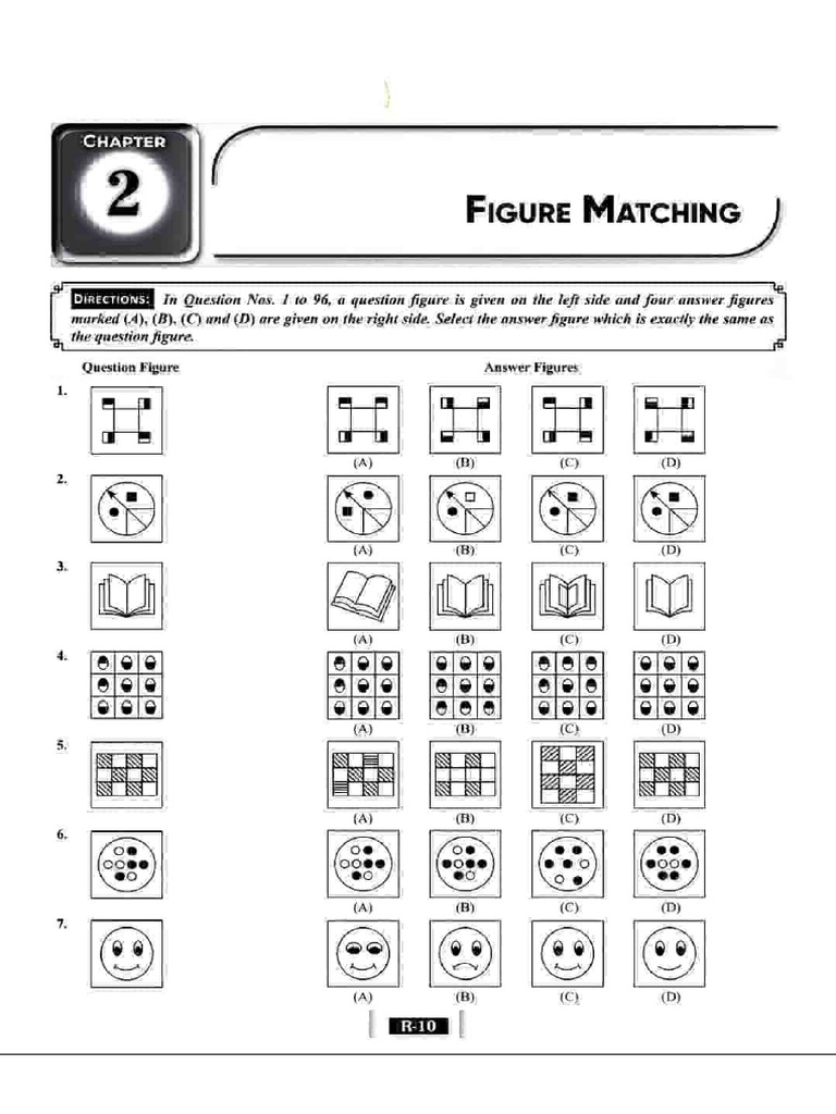 Figure Matching, Navodaya Entrance Exam. Ajay | PDF
