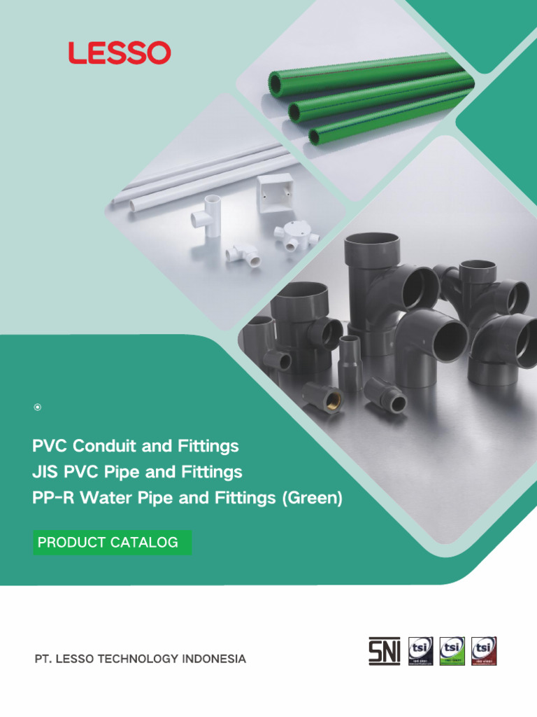 KATALOG LESSO PVC CONDUIT-UPVC-DAN PPR | PDF