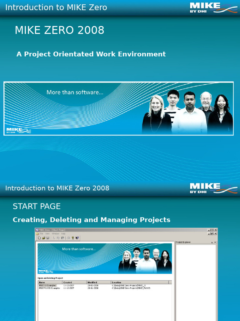 MIKE Zero 2008 Project Overview | PDF | Computer File | Icon (Computing)