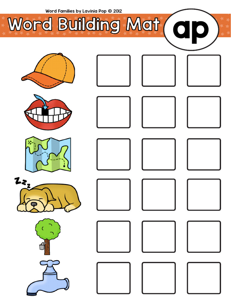 AP CVC Word Family Building Mat | PDF