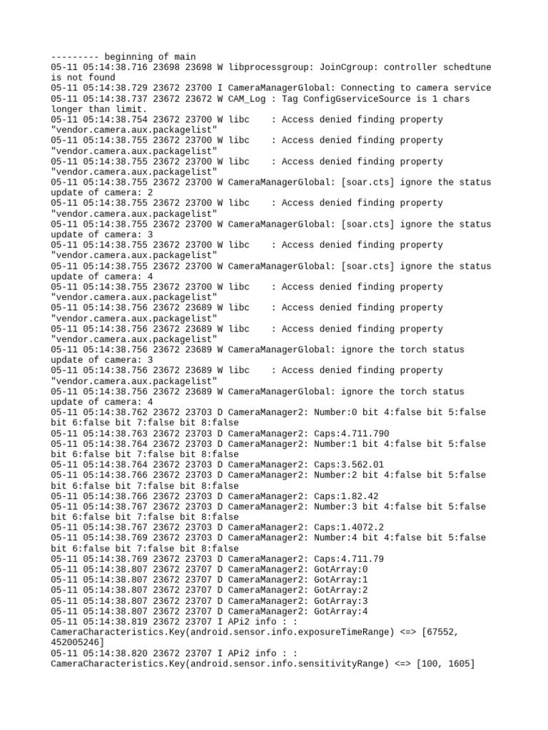 Log Cat 1746929678684 | PDF | System Software | Computing