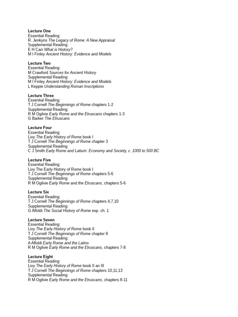 Garrett G. Fagan (History of Ancient Rome) - Essential Reading | PDF ...