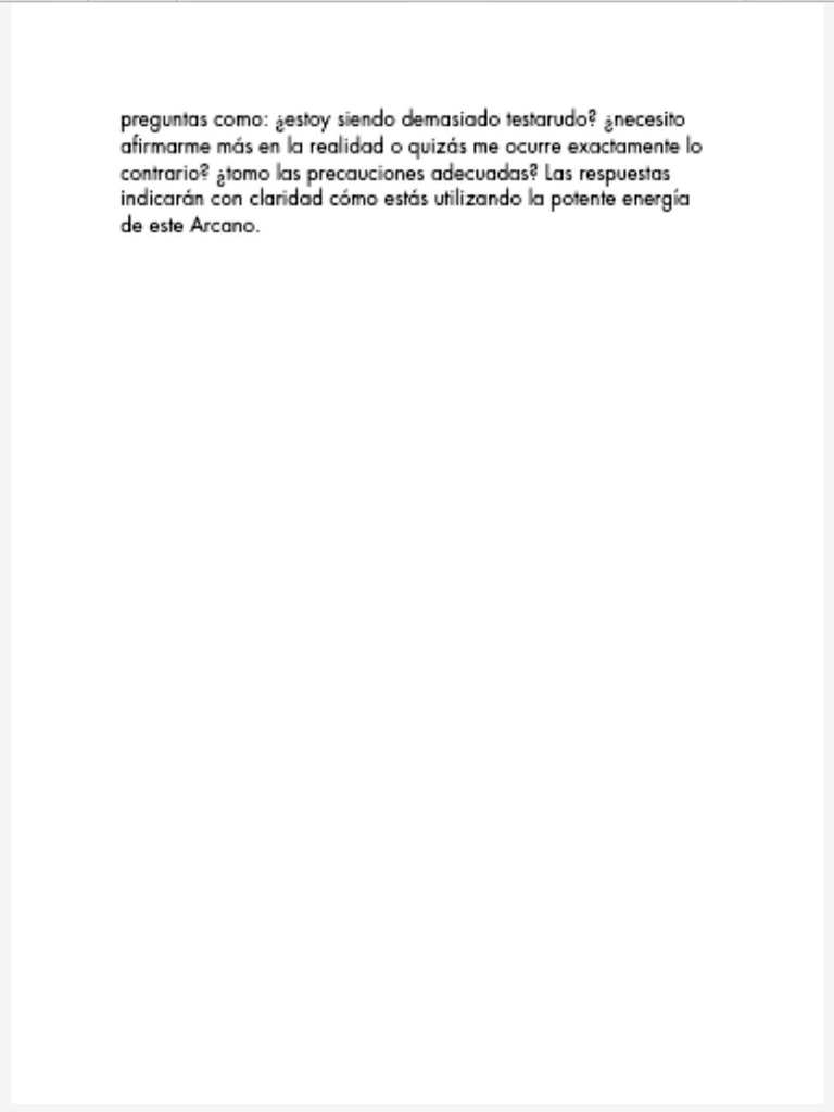 Urzo de Tarot Octavio Deniz Parte 3 | PDF