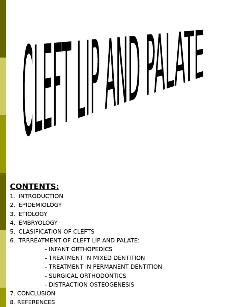Cleft Lip and Palate | PDF | Medical Specialties | Face