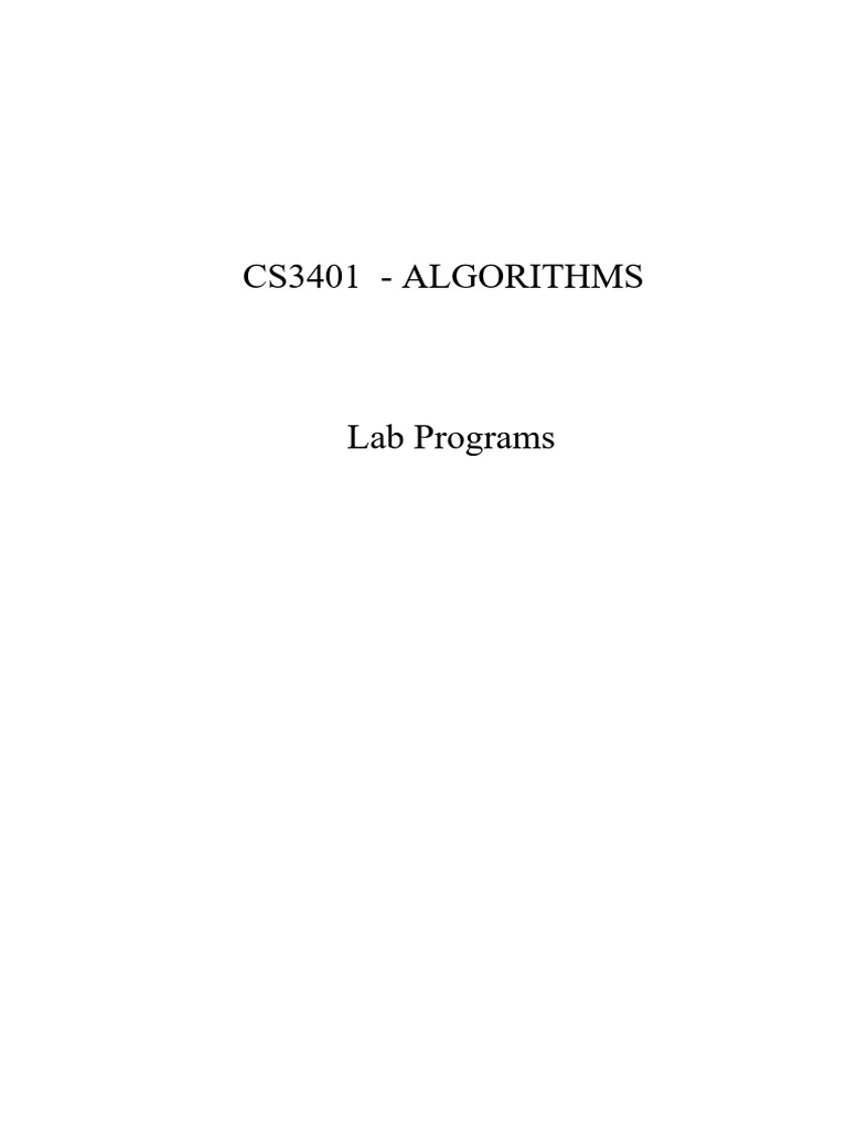 cs3401 Lab Exercises - 1 | PDF | Applied Mathematics | Theoretical Computer Science