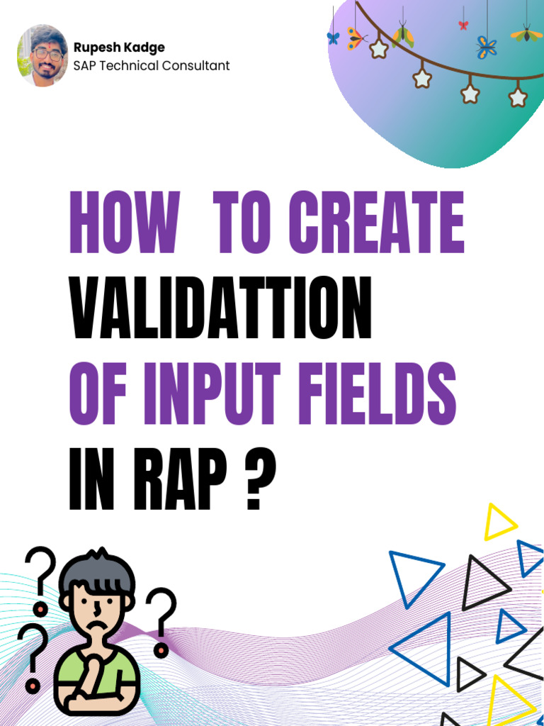 Input Validation in RAP | PDF